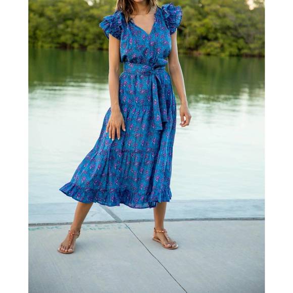 Bindu | Dresses | New Bindu Naomi Dress In Royal Blue | Poshmark